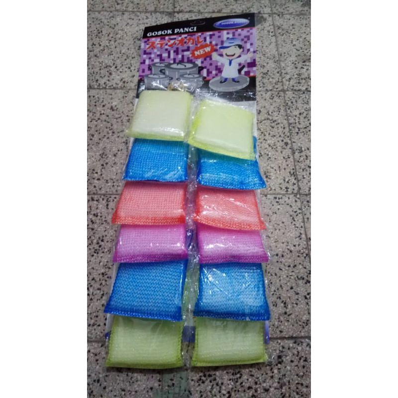 Jual spon busa cuci piring PAGODA WARNA | Shopee Indonesia