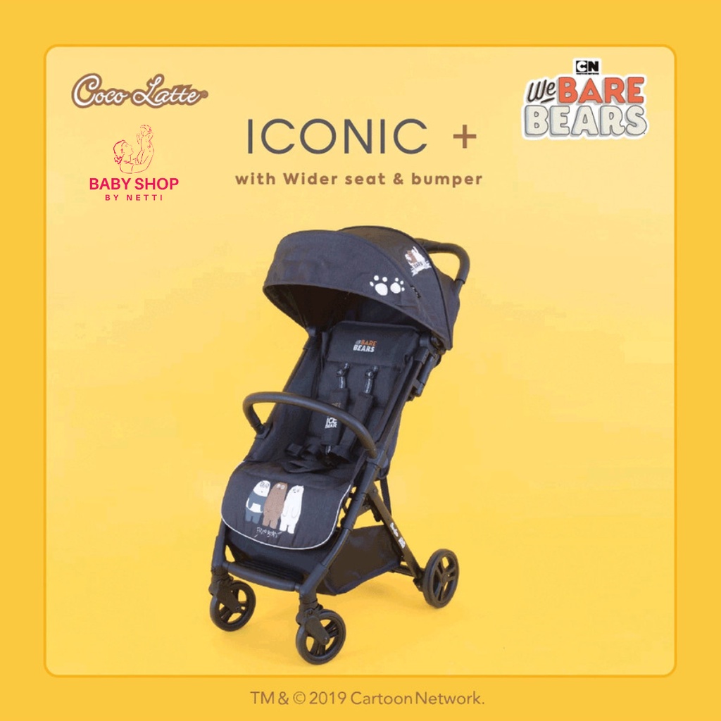 Jual Stroller Cocolatte x We Bare Bears CL 7059 ICONIC+ WBB | Shopee ...