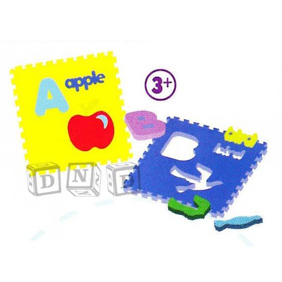 Jual MATRAS PUZZLE EVAMAT / KARPET / ALAT LANTAI - HURUF ABJAD GAMBAR ...