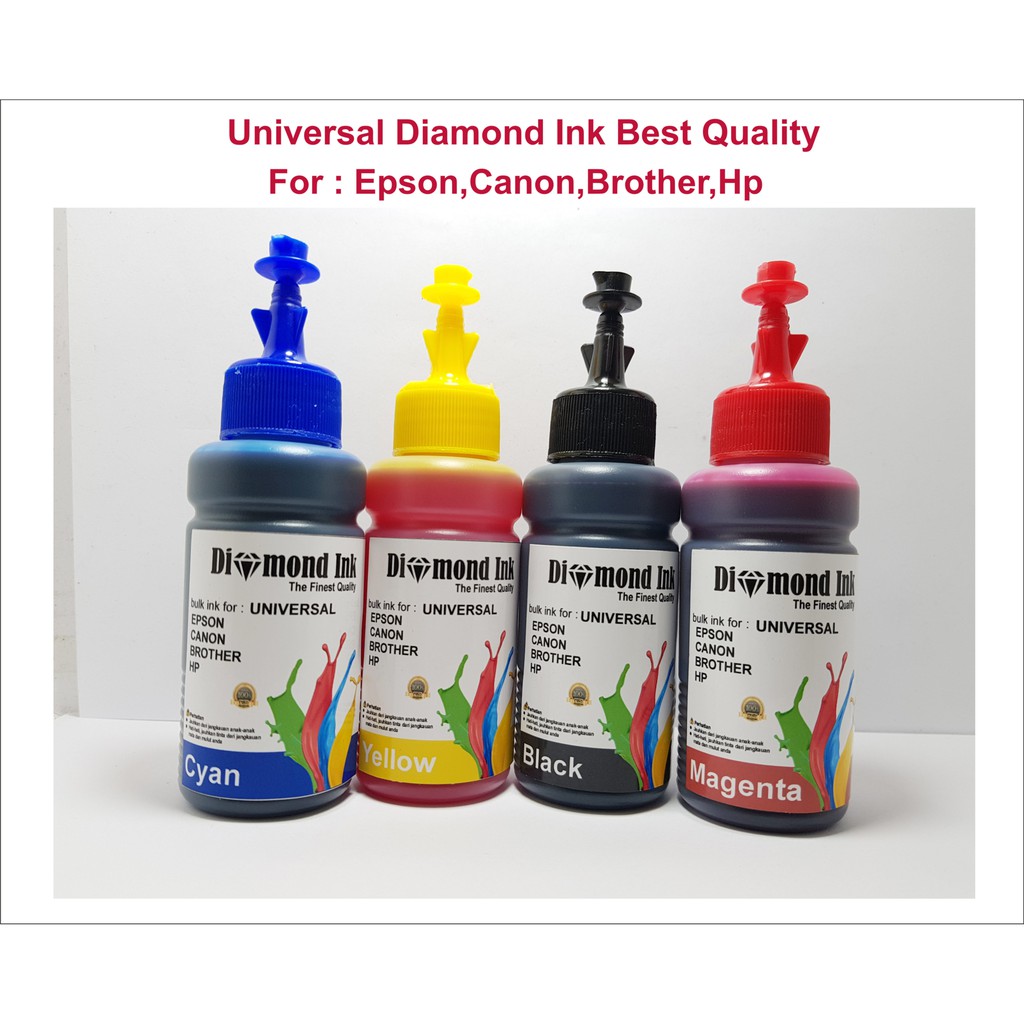 Jual Tinta Universal Epson,Canon,Hp Diamond ink Refill / isi Ulang ...