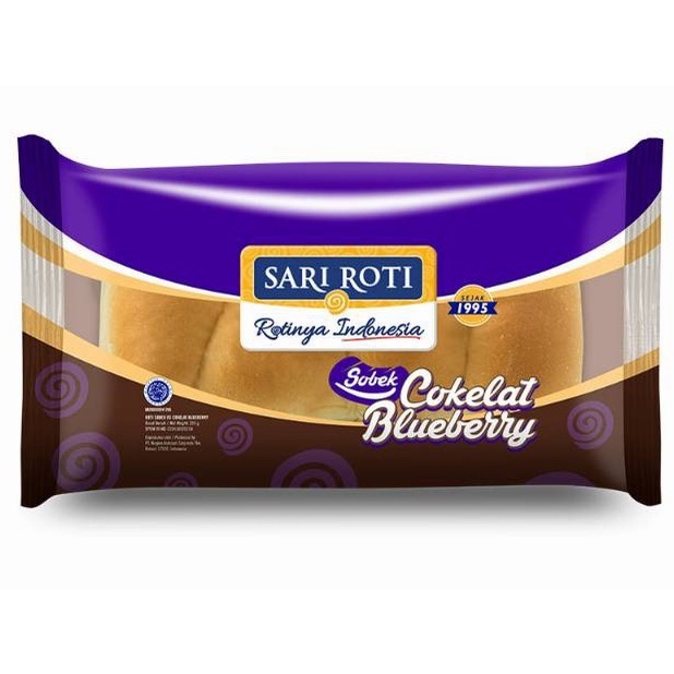 Jual SARI ROTI Roti Sobek Cokelat Blueberry ORIGIN | Shopee Indonesia