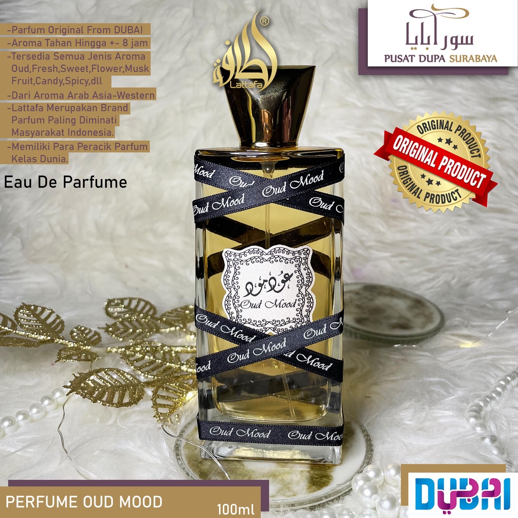 Jual Parfum Asli Arab Original Premium/Dubai/Lattafa/Oud Mood/Aroma Oud/Oleh-oleh haji/Pria ...