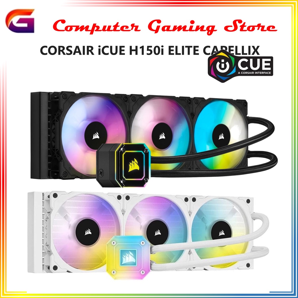 Jual CORSAIR iCUE H150i ELITE CAPELLIX Liquid CPU Cooler | Shopee Indonesia