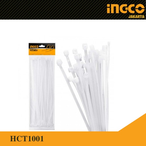 Jual Kabel Ties 10cm Putih 100Pcs Cable Ties INGCO Tie Pengikat Kabel ...
