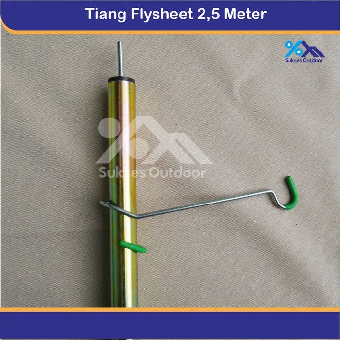 Jual Tiang Flysheet 1 Set Lengkap Tinggi 2,5 Meter Warna Rainbow ...