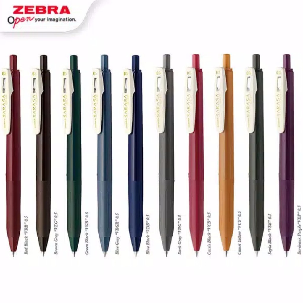 Jual PULPEN ZEBRA SARASA CLIP 05 VINTAGE | Shopee Indonesia