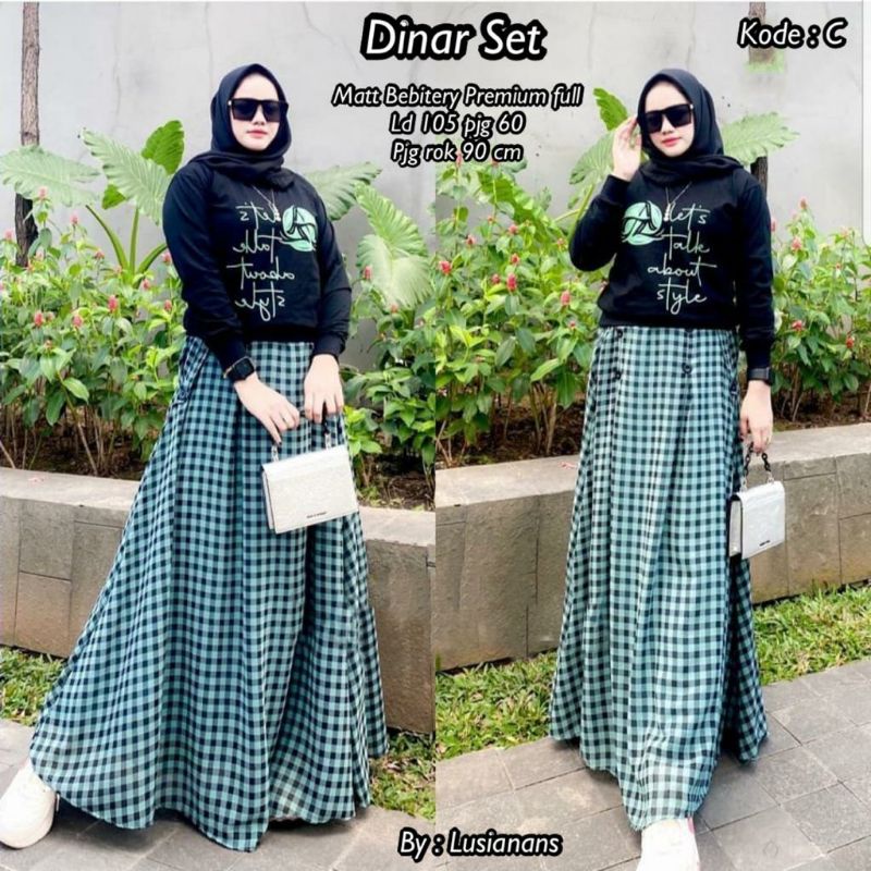 Jual dinar set motif kotak | Shopee Indonesia