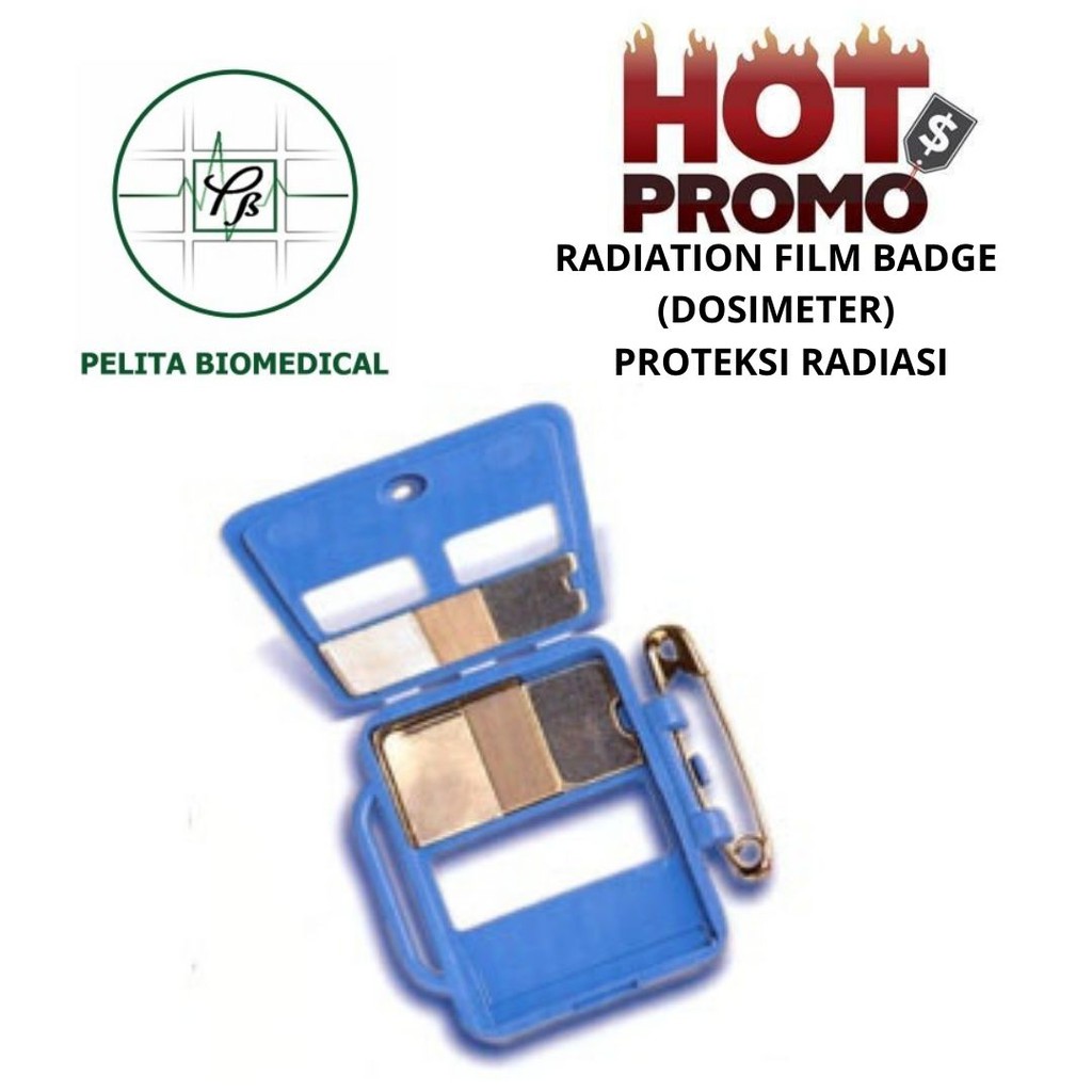 Jual FILM BADGE RADIATION (DOSIMETER) Holder PROTEKSI RADIASI (Sebagai ...