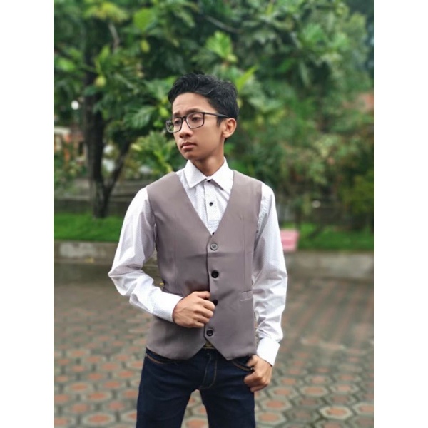 Jual ROMPI VEST JAS BLAZER PRIA NORMAL JUMBO SIZE LENGKAP TERBAIK ...