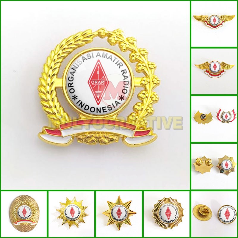 Jual Pin Orari Pin Bros Wing Logo Organisasi Amatir Radio Indonesia ...