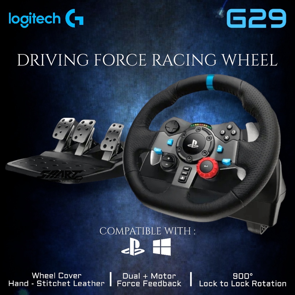 Jual Logitech G29 Driving Force Racing Wheel Stir PC dan Playstation ...