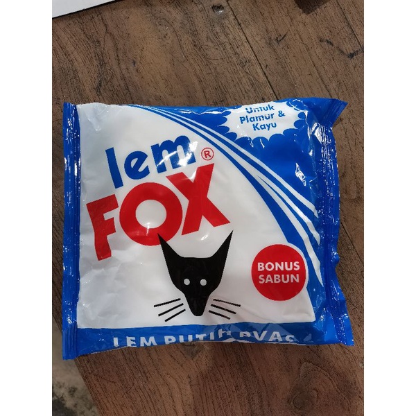 Jual lem fox 600gr original, lem kayu | Shopee Indonesia