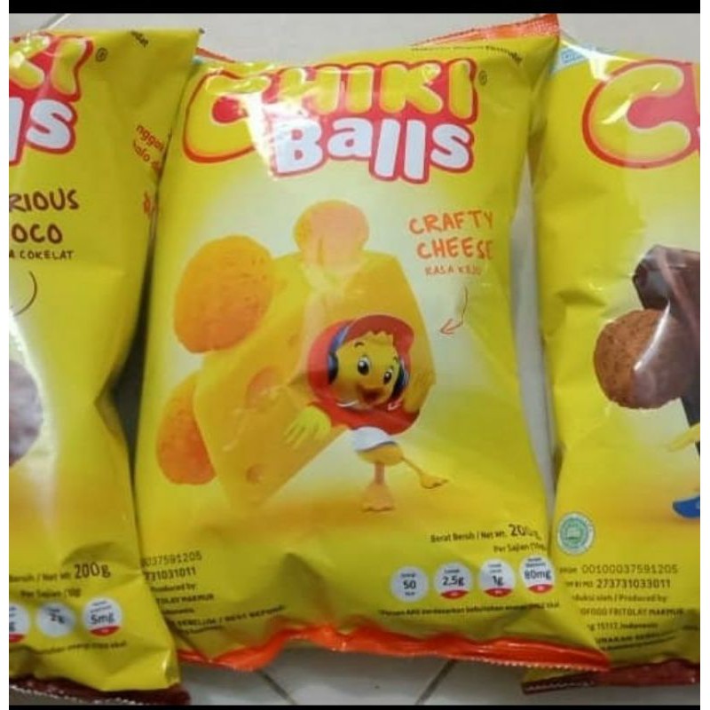 Jual Semua ekspedisi produk chiki balls 200 gram keju, coklat dan ayam ...