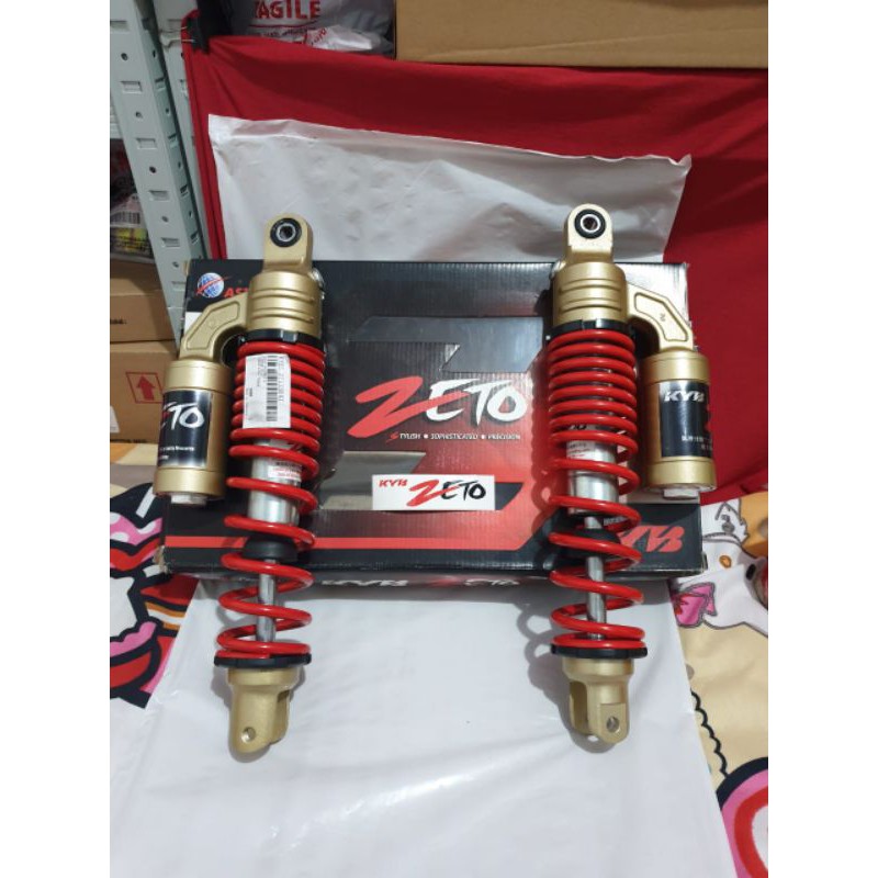 Jual shockbreaker KYB ZETO yamaha NMAX tabung warna MERAH, PUTIH original KYB | Shopee Indonesia