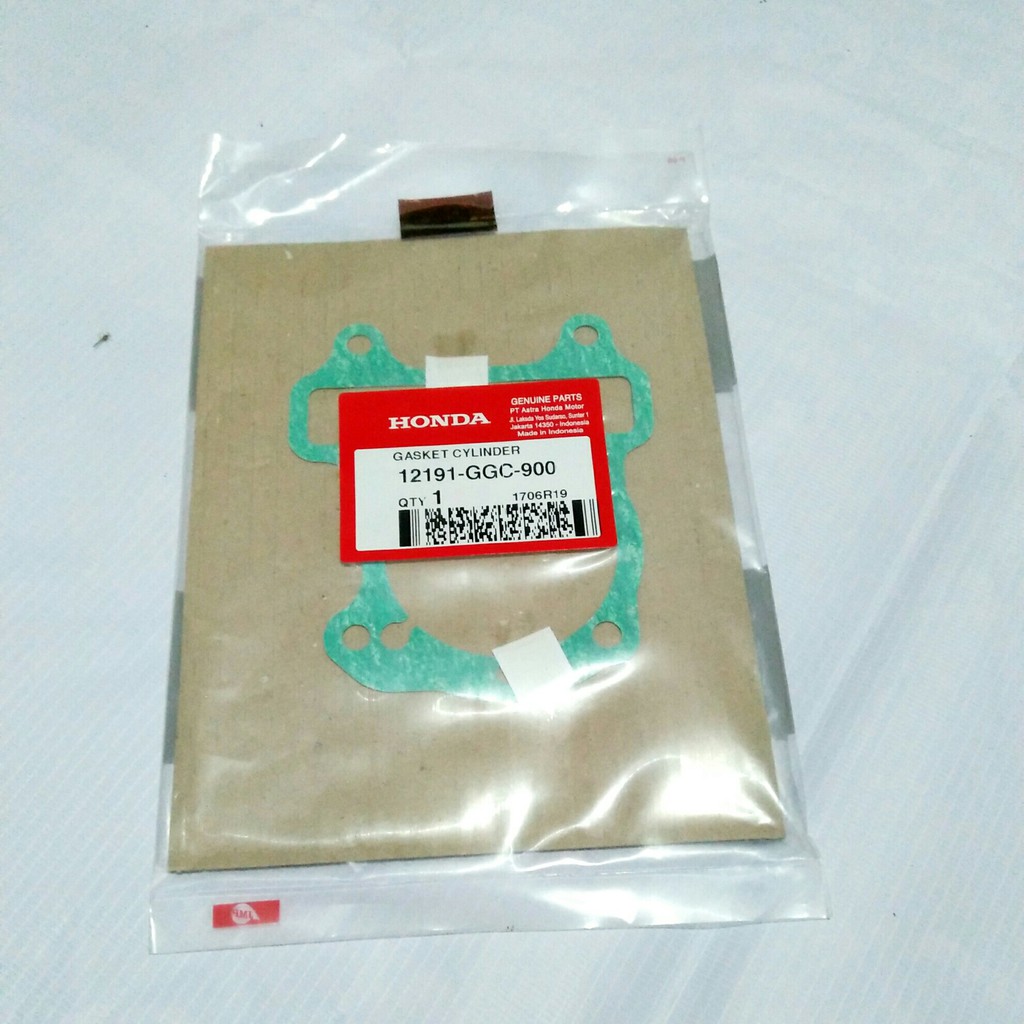 Jual Paking Gasket Cylinder Blok Beat Scoopy Spacy FI GGC Original AHM ...