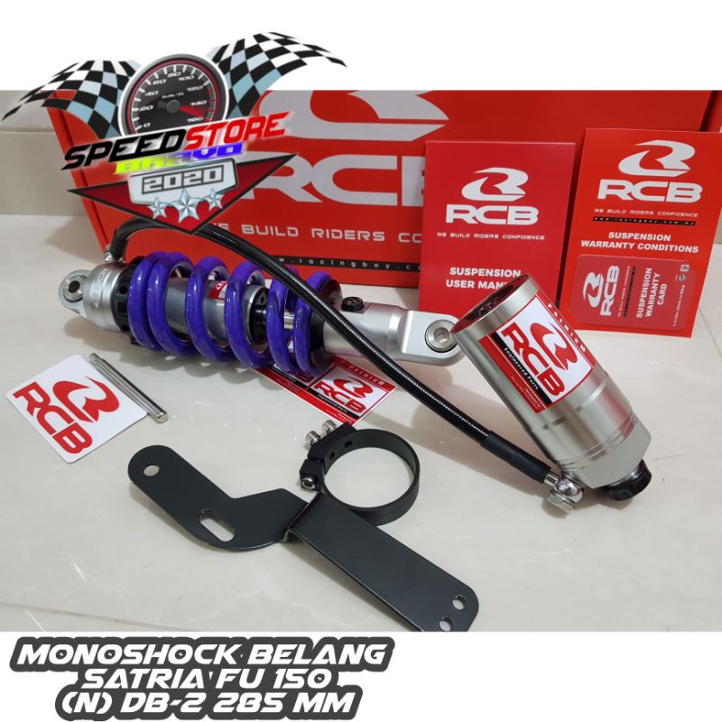 Jual shockbreaker monoshock satria fu 150 RCB (N) DB 2 LINE 285MM | Shopee Indonesia