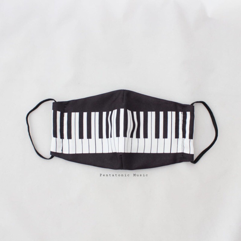 Jual Masker Piano / Keyboard Face Mask / Masker Kain Lucu unik / Pernak ...