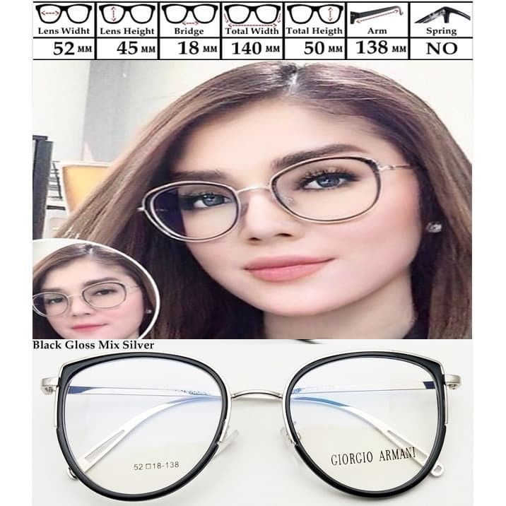 Jual Kacamata minus frame kacamata minus frame cat eye minus new ...