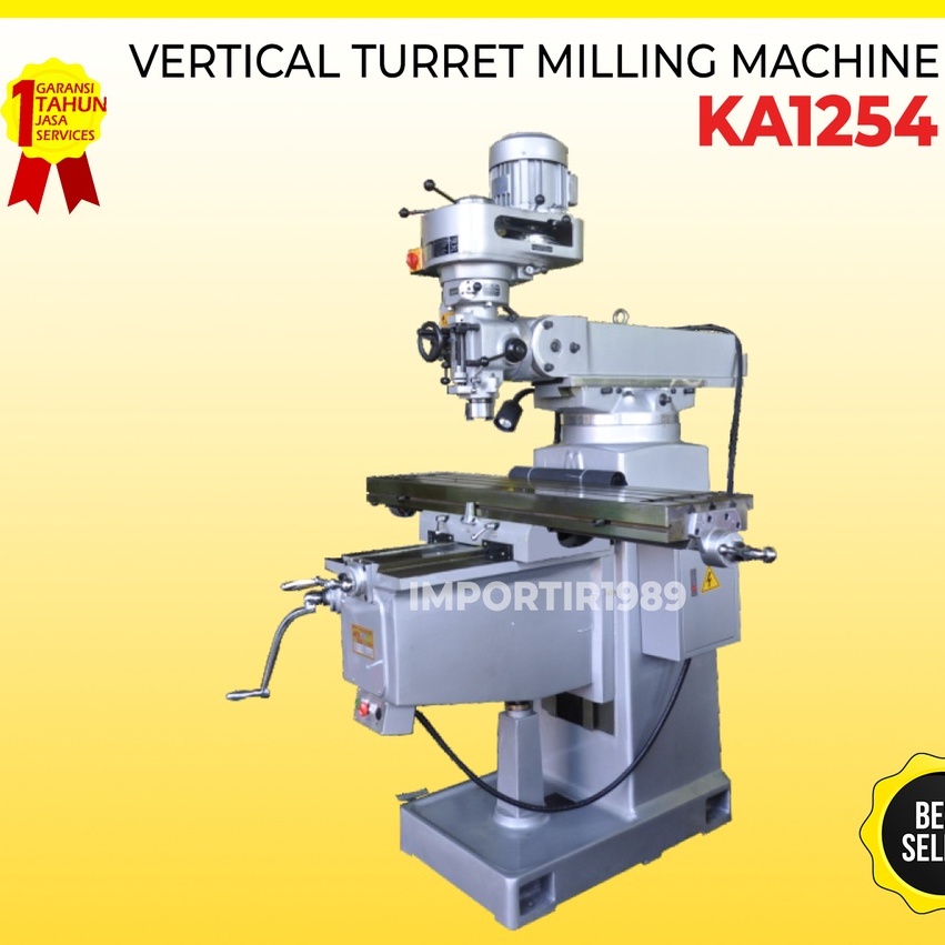 Jual Mesin Milling Vertical Turret Milling Machine 3Hp Importir - KA1254 | Shopee Indonesia