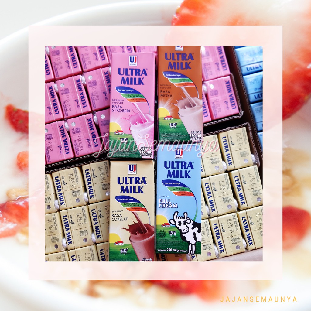Jual Ultra milk 250 ml x 24 pcs (1 karton) | Shopee Indonesia