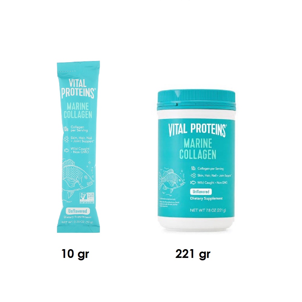 Jual Vital Proteins Marine Collagen Wild Caught Cod Unflavored Bubuk Kolagen Original USA ...