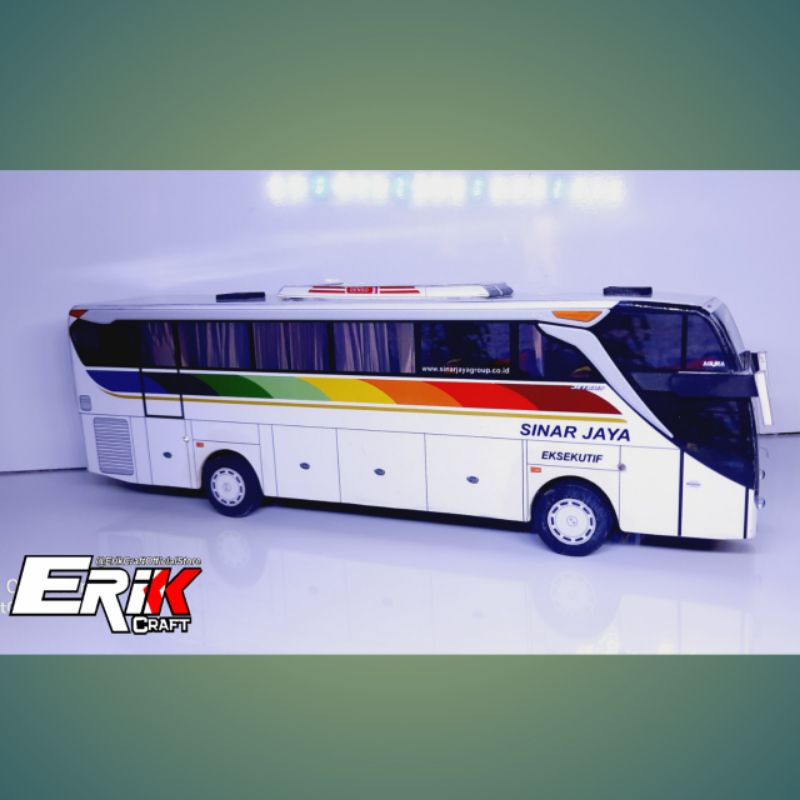 Jual Miniatur Bus Sinar Jaya jb3 Miniatur Bis Mobil Mainan Hadiah Anak ...