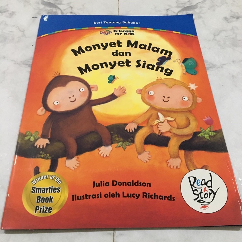 Jual monyet malam dan monyet siang buku cerita anak bahasa indonesia ...