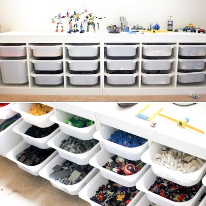 Jual Rak Mainan Anak Lemari Penyimpanan Multifungsi Toys Storage Box ...