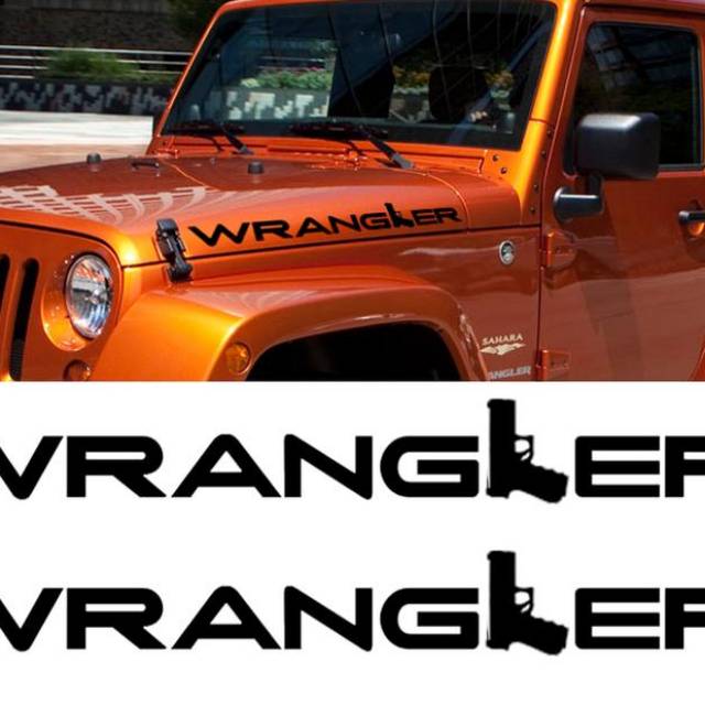 Jual Sticker Stiker Mobil Jeep Wrangler Gun Rubicon | Shopee Indonesia