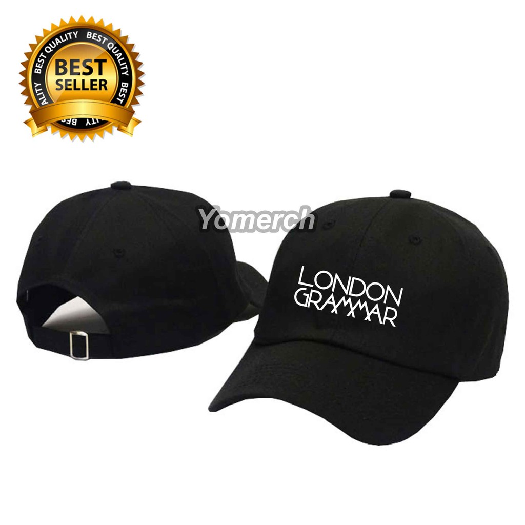 Jual KEREN!!! Topi Baseball Hitam LONDON GRAMMAR Simple Pria Wanita ...