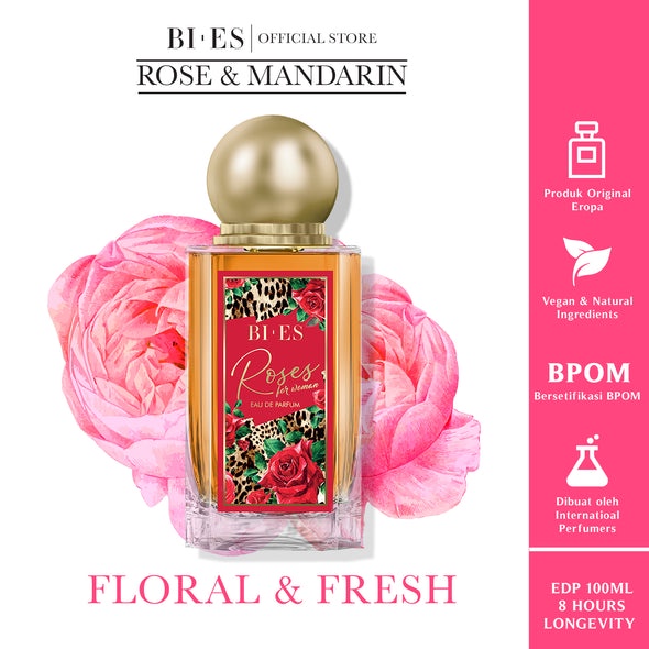 Jual BIES Rose for Women Parfum Wanita - 100 ML EDP | Shopee Indonesia