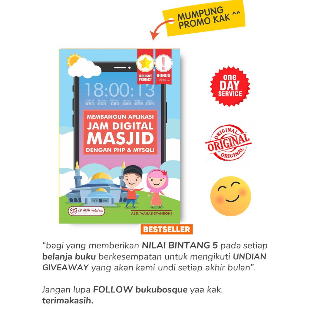 Jual TERBARU !!! MEMBANGUN APLIKASI JAM DIGITAL MASJID DENGAN PHP ... Jual TERBARU !!! MEMBANGUN APLIKASI JAM DIGITAL MASJID DENGAN PHP ...