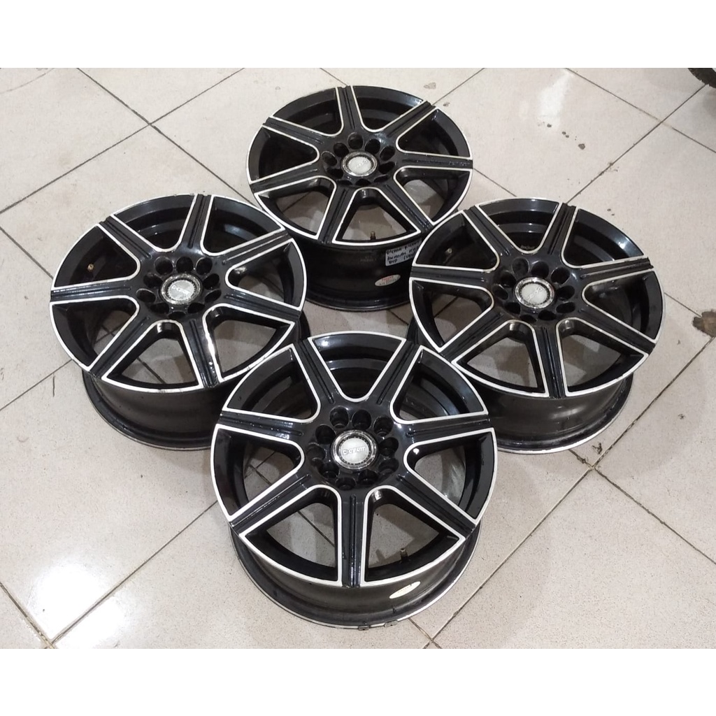 Jual Velg Mobil Racing Second D'CENTI Ring 15 Hole 5X100 4X114,3 Untuk Mobil Sienta Altis New ...