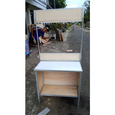 Jual 100x50 BOOTH PORTABLE ROMBONG ALUMUNIUM LIPAT BISA BONGKAR PASANG ...