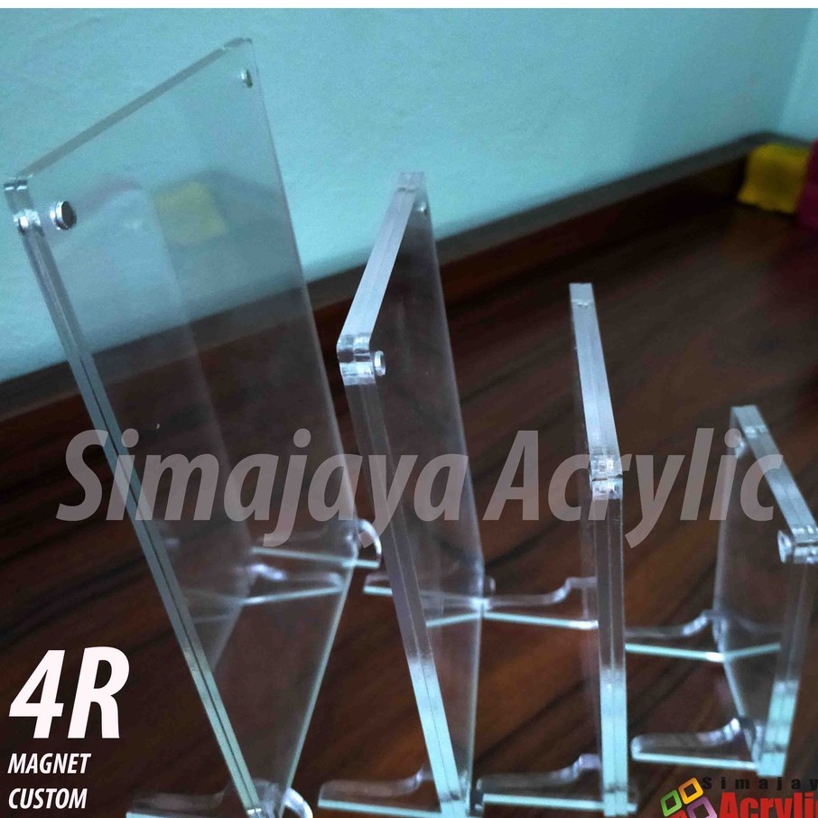 Jual frame akrilik magnet/ frame bingkai akrilik Variasi Ukuran ...