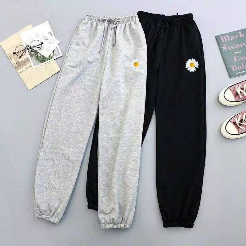Jual Bundara.id Ba-977 Flower Jogger/Celana jogger wanita fit to L ...