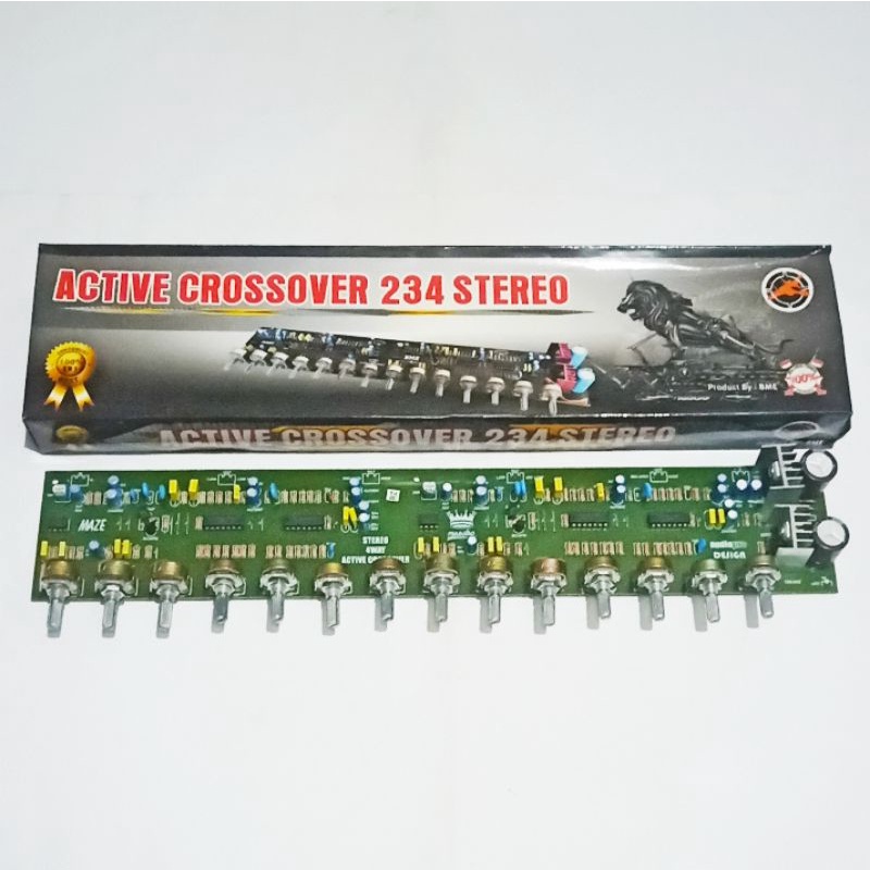 Jual Kit 4 Way Active Crossover 234 Stereo By BME | Shopee Indonesia