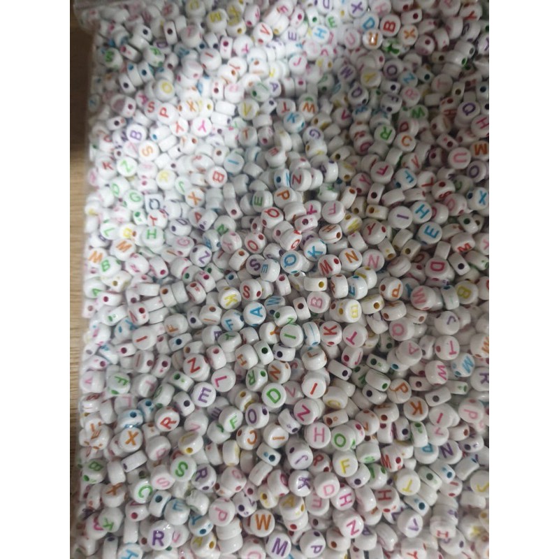 Jual MANIK MOTE HURUF HURUP BAHAN BARU VARIASI | Shopee Indonesia