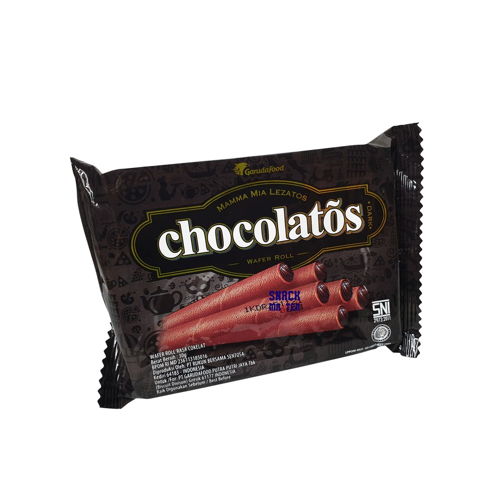 Jual Chocolatos Mini Wafer Roll - Netto 27 gr | Shopee Indonesia