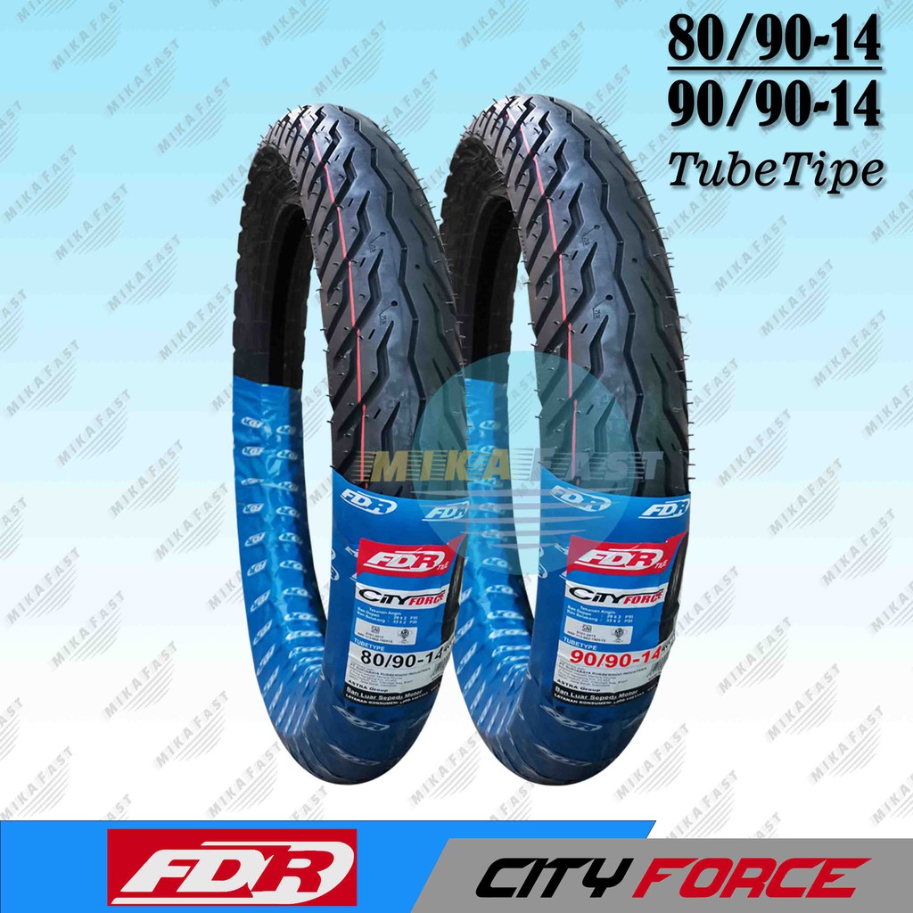 Jual FDR City Force 1 Set 80/90 & 90/90 Ban Motor Ring 14 Nontubeless ...