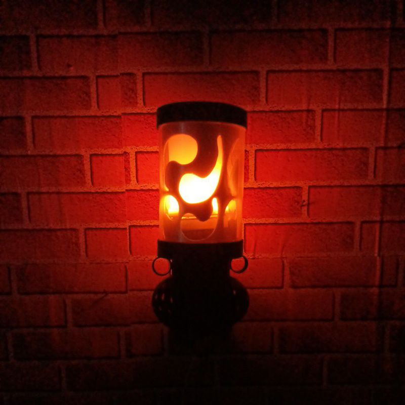 Jual LAMPU DINDING NYALA API OBOR.LAMPU TERAS PILAR INDOOR OUTDOOR ...
