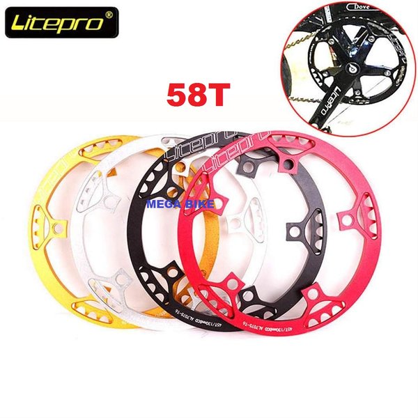 Jual CHAINRING Litepro 58T BCD 130MM 130 bcd 58 t crank sepeda lipat ...