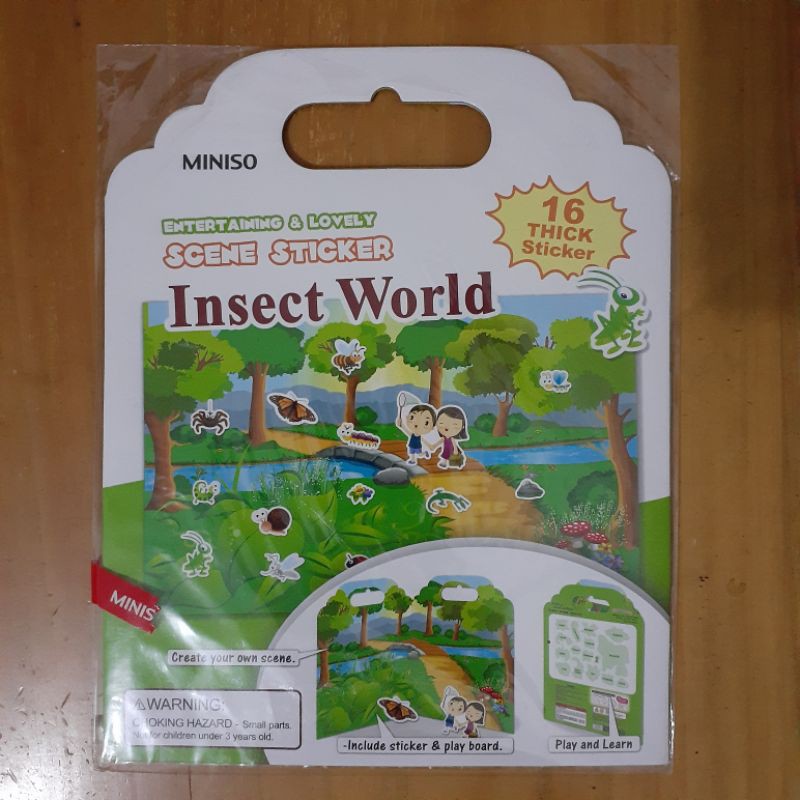 Jual Miniso - Entertaining & Lovely Scene Stickers - Insetc World ...