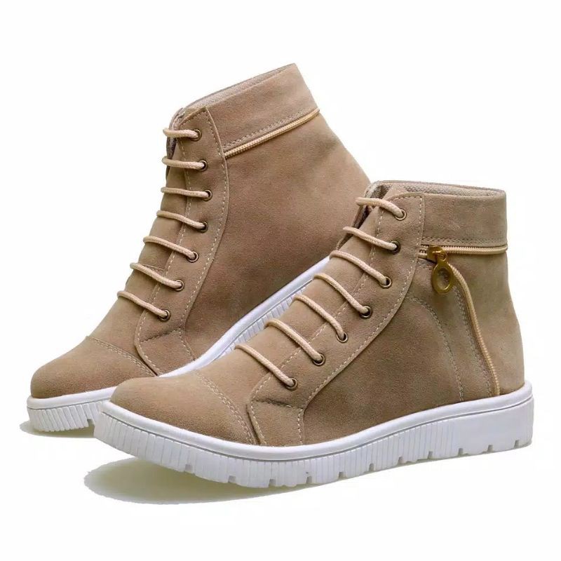 Jual Sepatu Boots Wanita Sepatu Artis Cewek Premium Original Distro ...