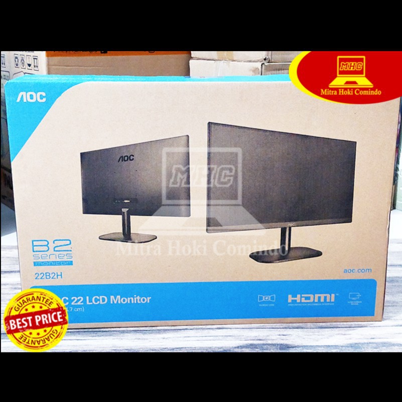 Jual LED MONITOR GAMING AOC 22" 22B2HM | Shopee Indonesia