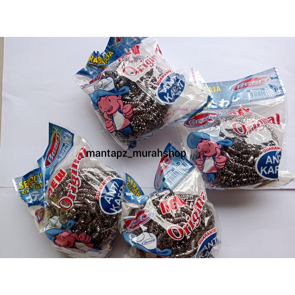 Jual SABUT BESCO / KAWAT CUCI PIRING BESI | Shopee Indonesia