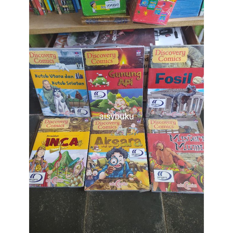 Jual Discovery Comics Educomics gunung api fosil aksara | Shopee Indonesia
