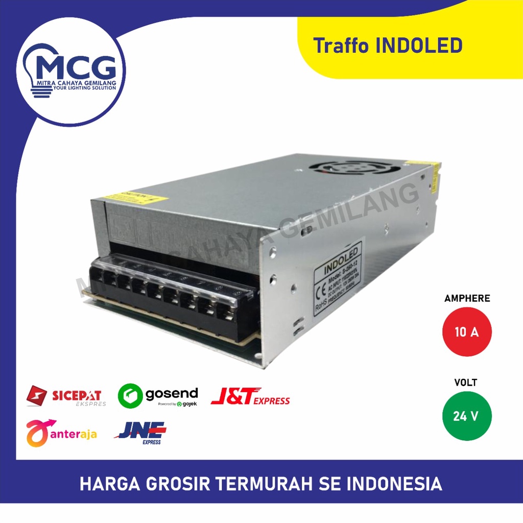 Jual Switching Power Supply/Trafo 24V 10A High Quality, 24 Volt 10 ...