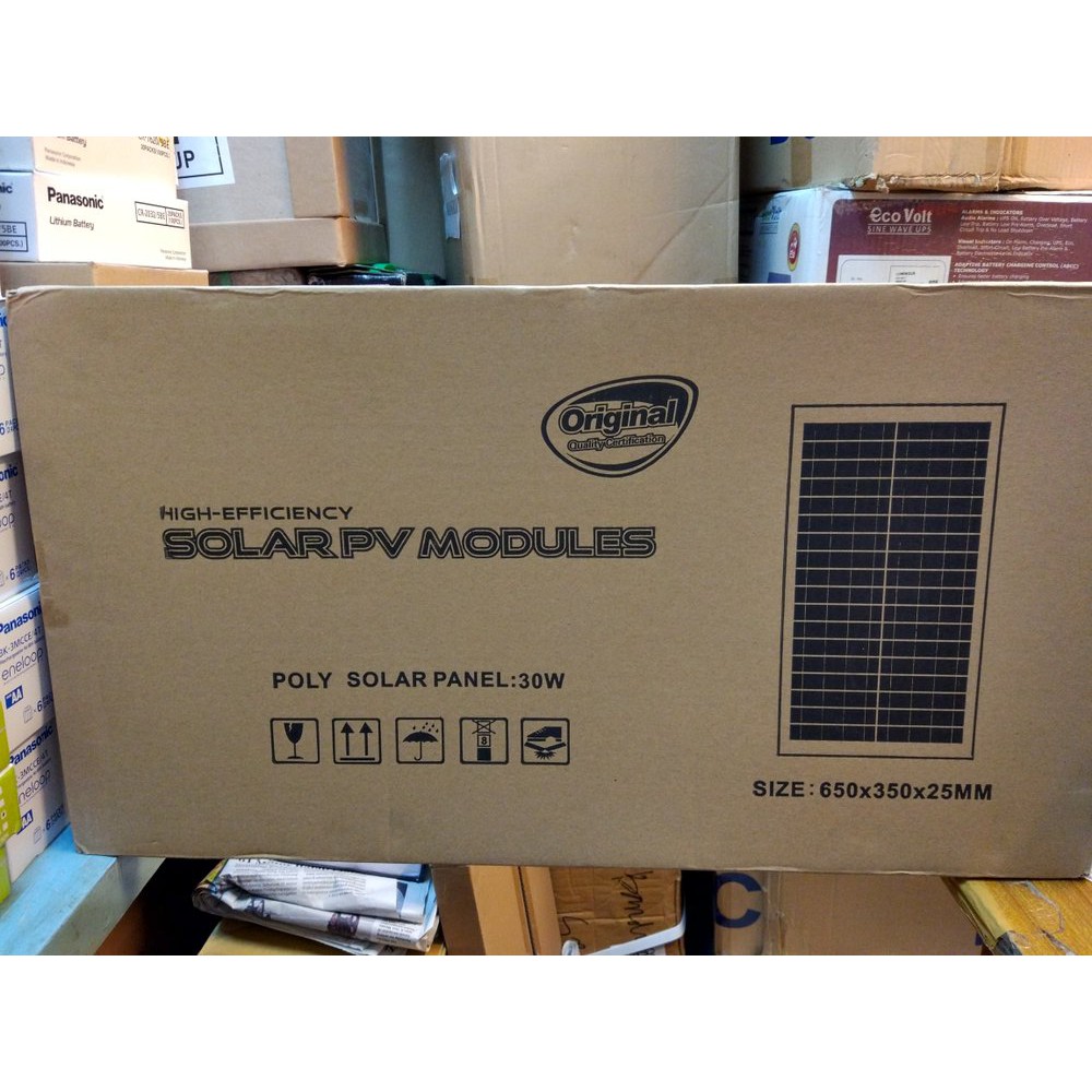 Jual solar panel cell surya st solar stc stec module 30wp 30 wp poly ...