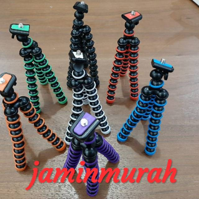 Jual Tripod Mini Gorilla Tripod Portable Flexible | Shopee Indonesia